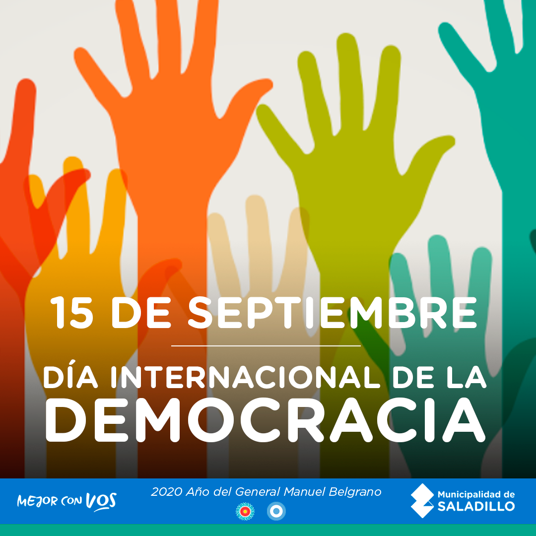 15 De Septiembre Día Internacional De La Democracia
