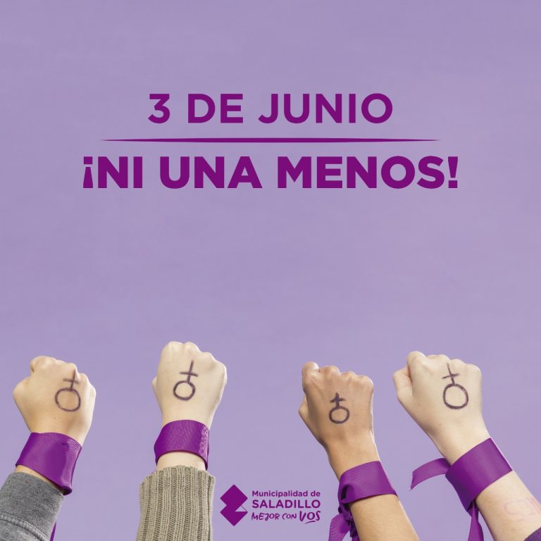 3 de junio –y todos los días- volvemos a decir “NI UNA MENOS”